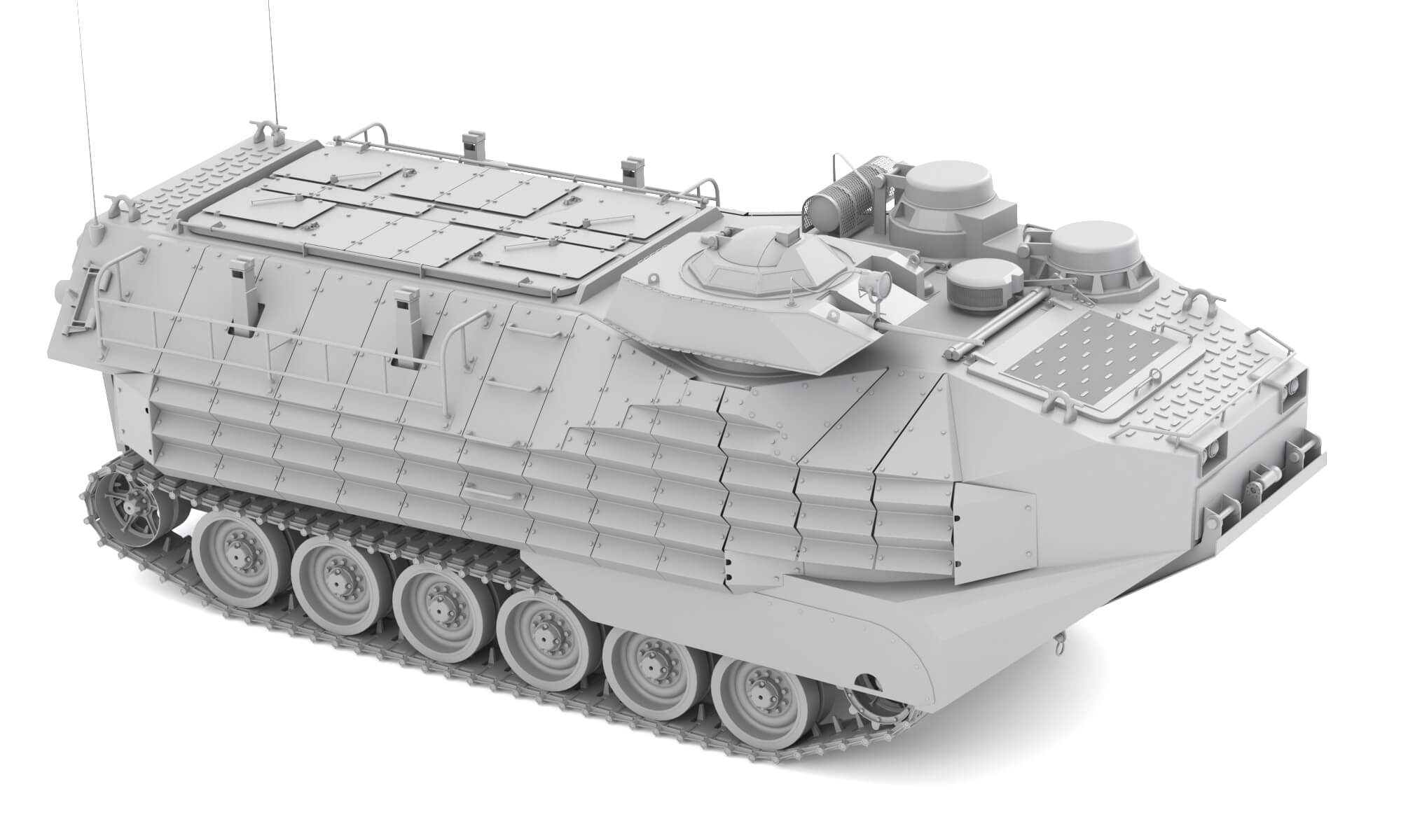 Amphibious Assault Vehicle AAV7 - 3D Model by Sunshing