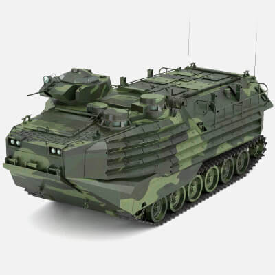 Amphibious Assault Vehicle AAV7 - 3D Model by Sunshing