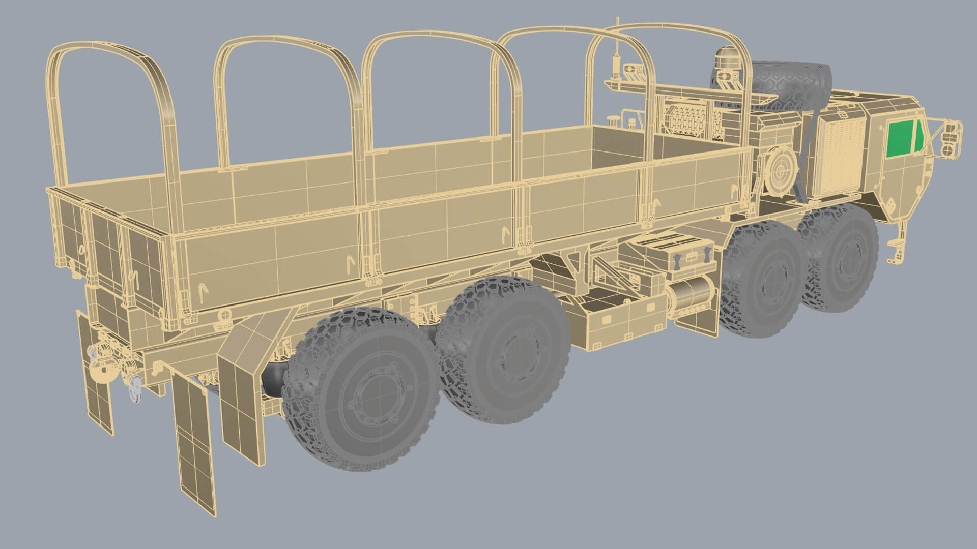 HEMTT A4 Cargo Truck - 3D Model by Sunshing