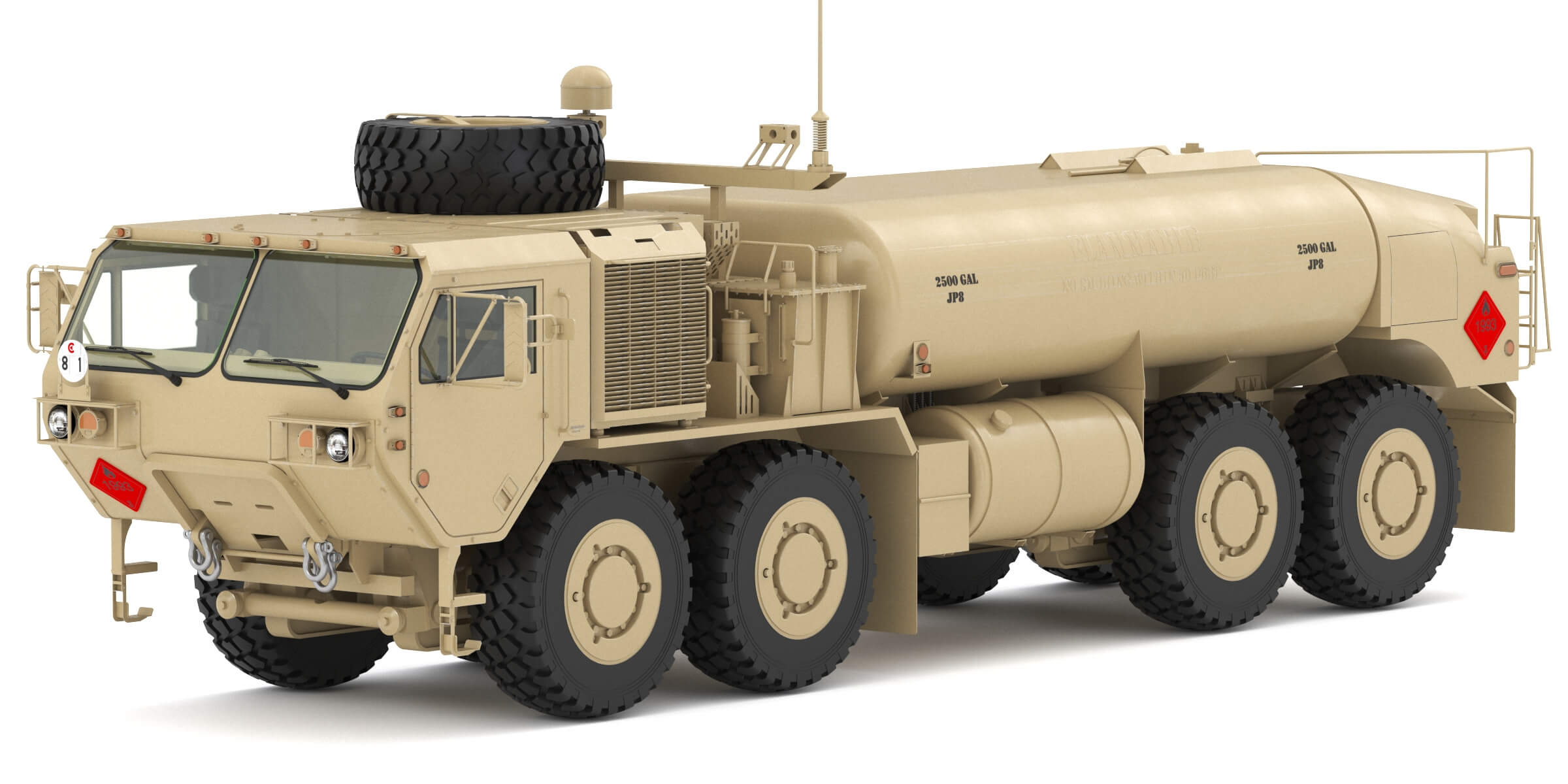 HEMTT A4 Tanker Truck - 3D Model by Sunshing