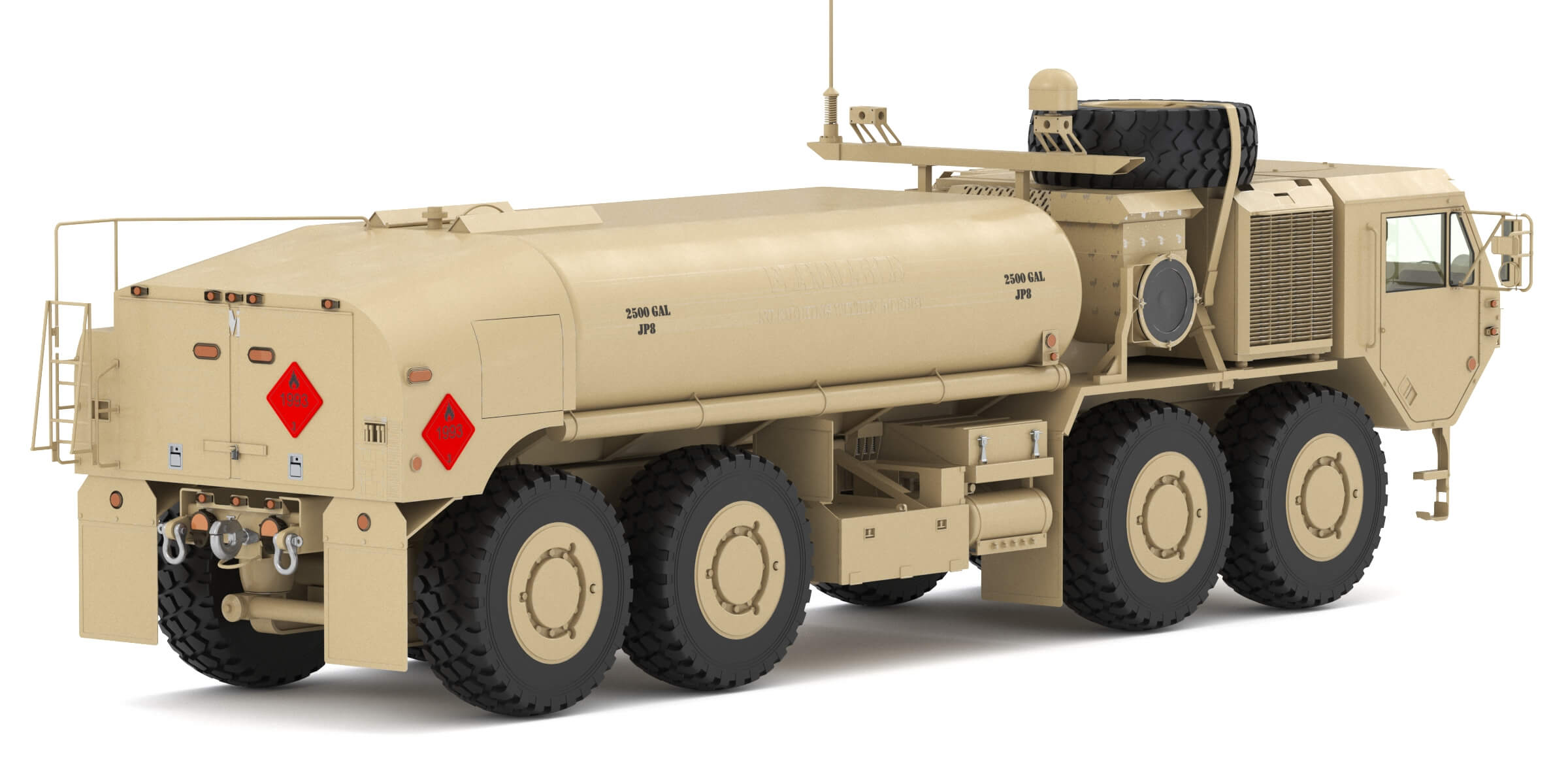 HEMTT A4 Tanker Truck - 3D Model by Sunshing