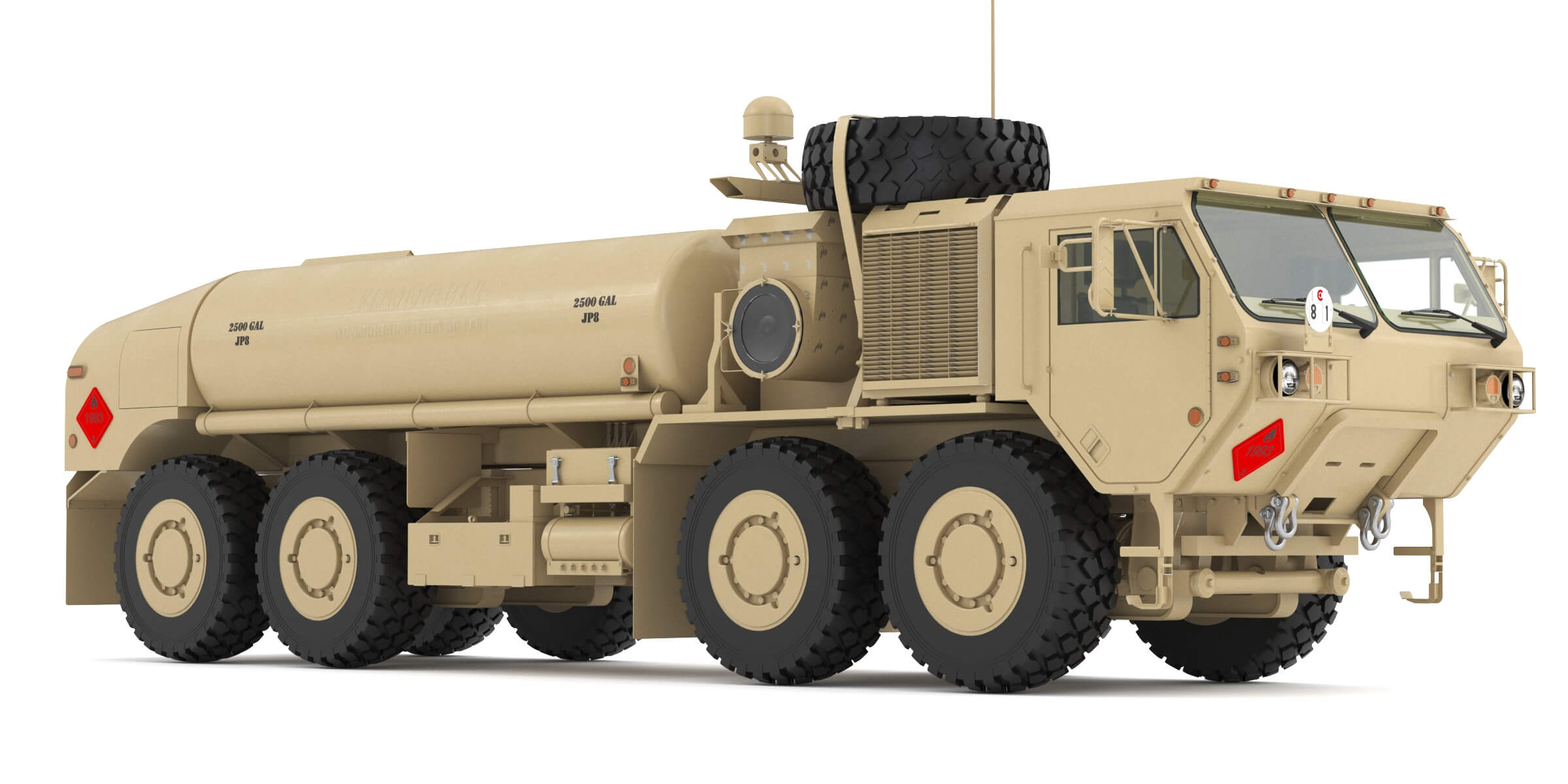 HEMTT A4 Tanker Truck - 3D Model by Sunshing