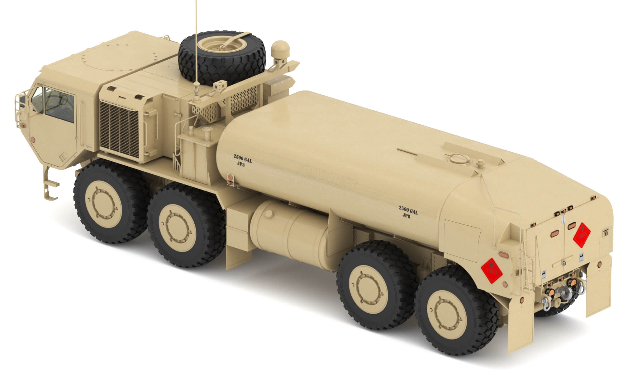 HEMTT A4 Tanker Truck - 3D Model by Sunshing