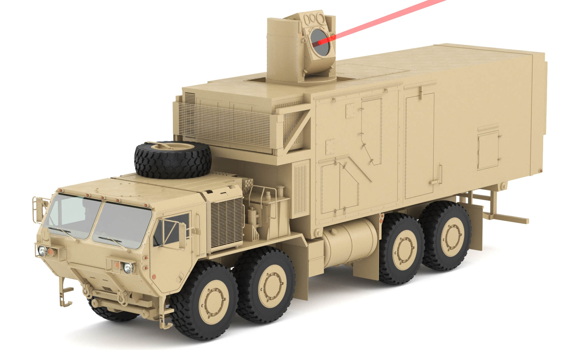 HEMTT A4 With Laser - 3D Model by Sunshing