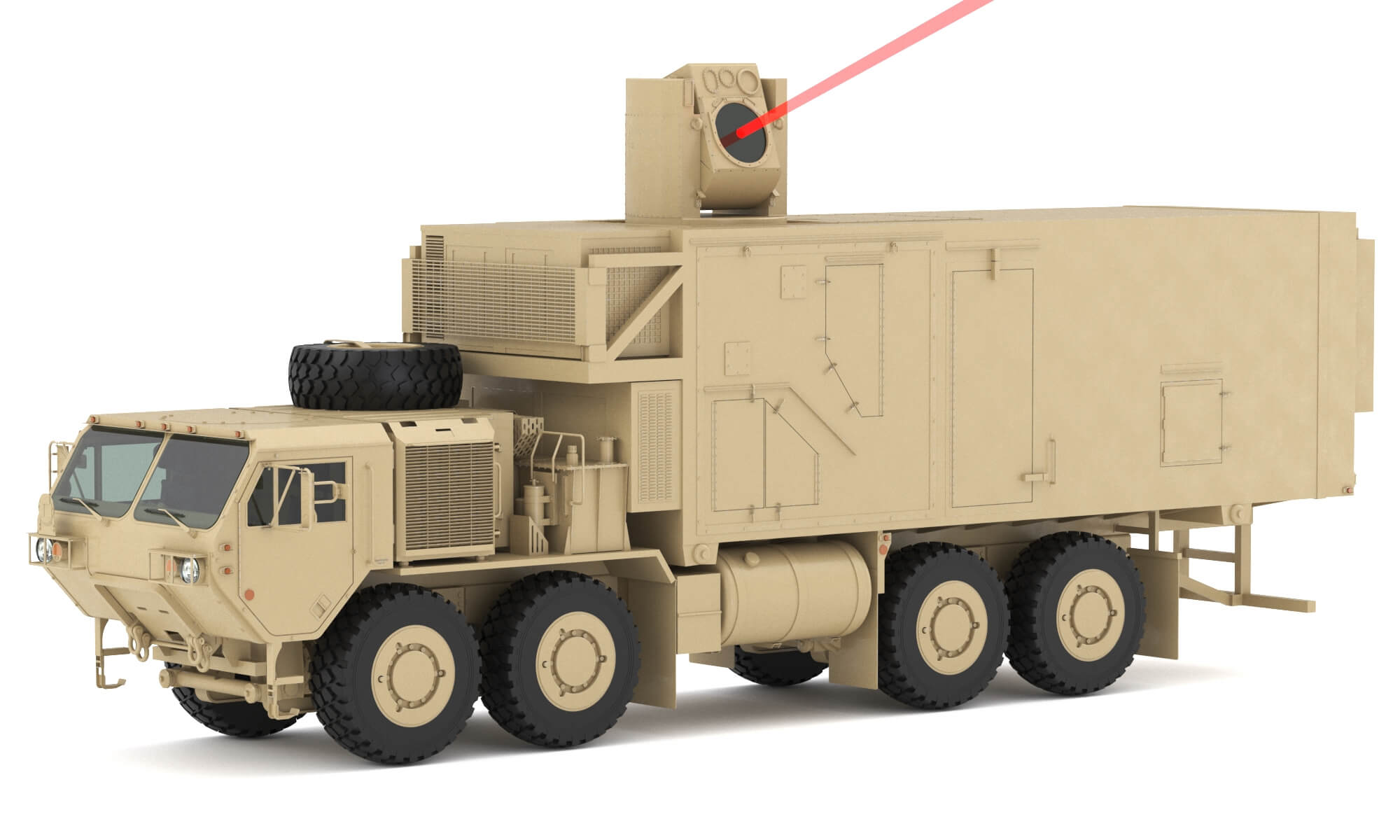 HEMTT A4 With Laser - 3D Model by Sunshing