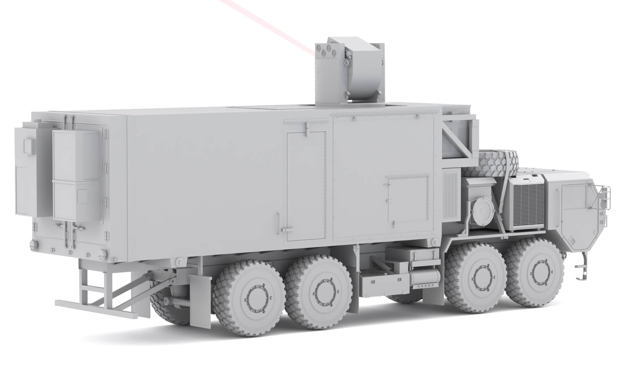 HEMTT A4 With Laser - 3D Model by Sunshing