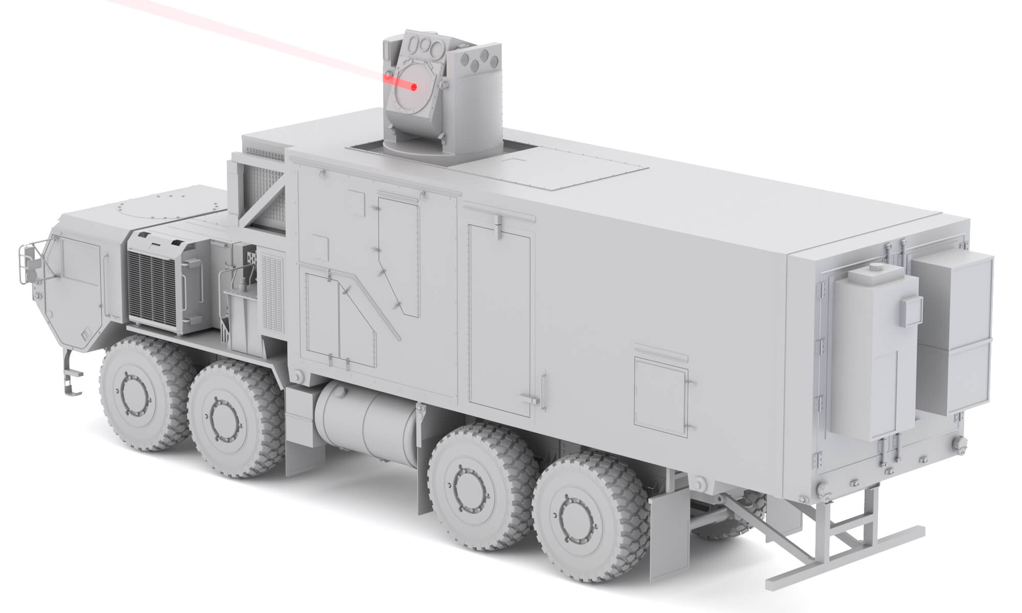 HEMTT A4 With Laser - 3D Model by Sunshing