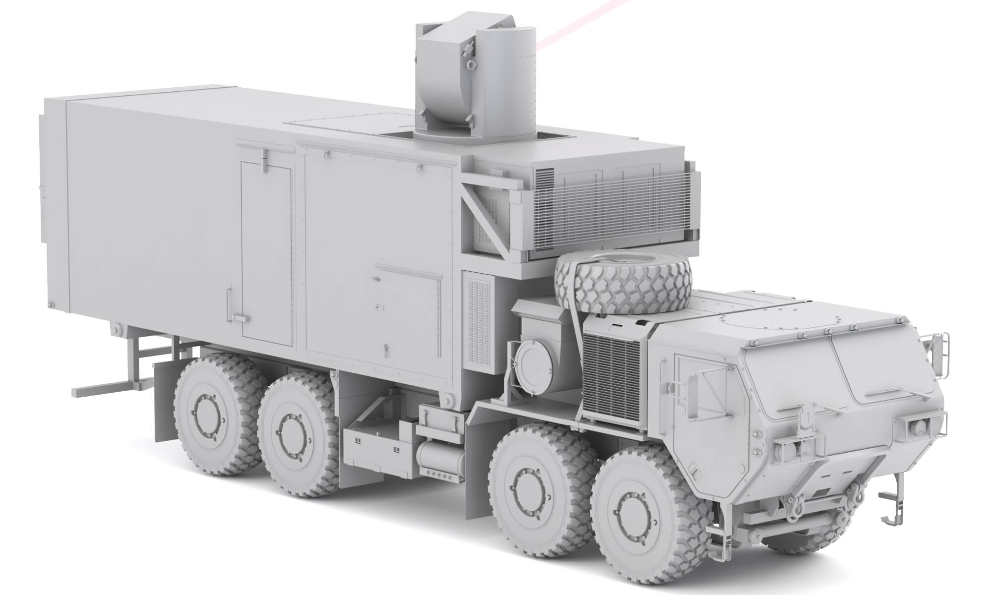 HEMTT A4 With Laser - 3D Model by Sunshing