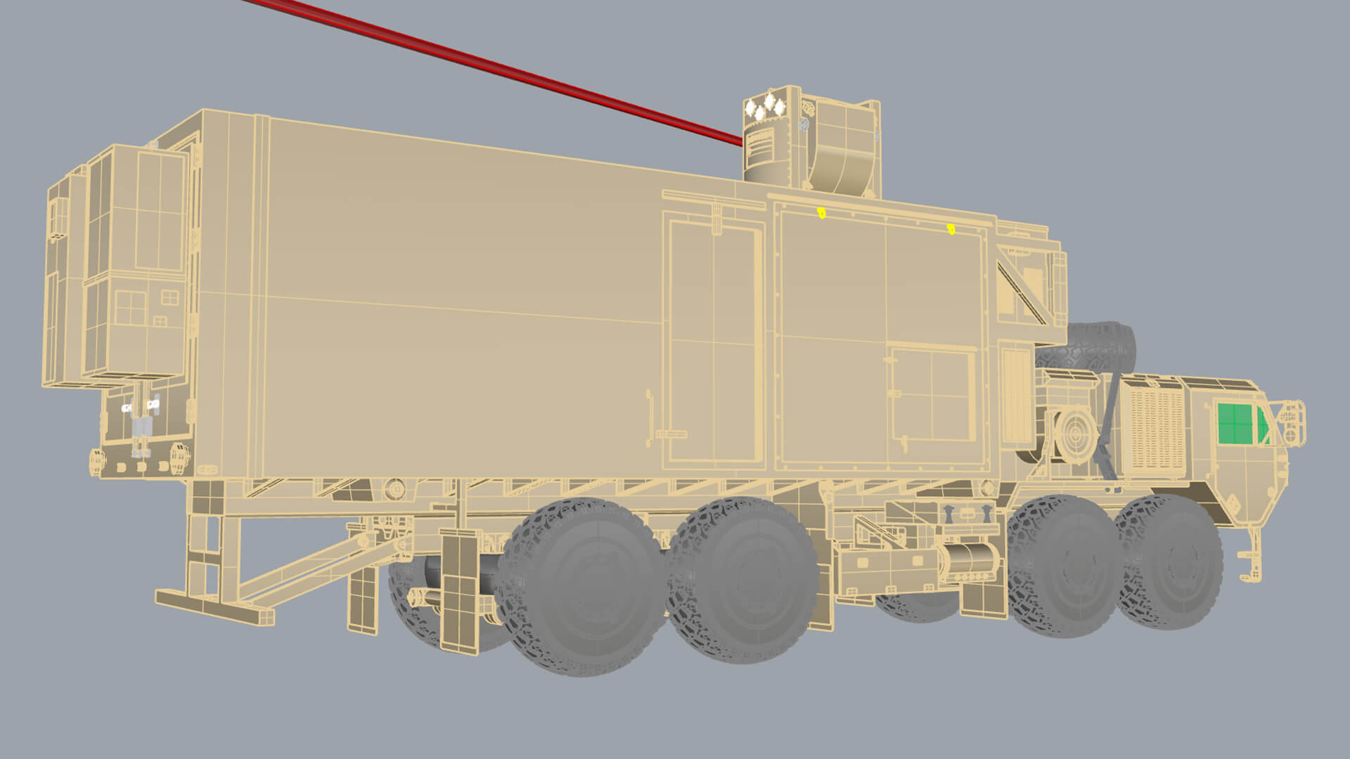 HEMTT A4 With Laser - 3D Model by Sunshing