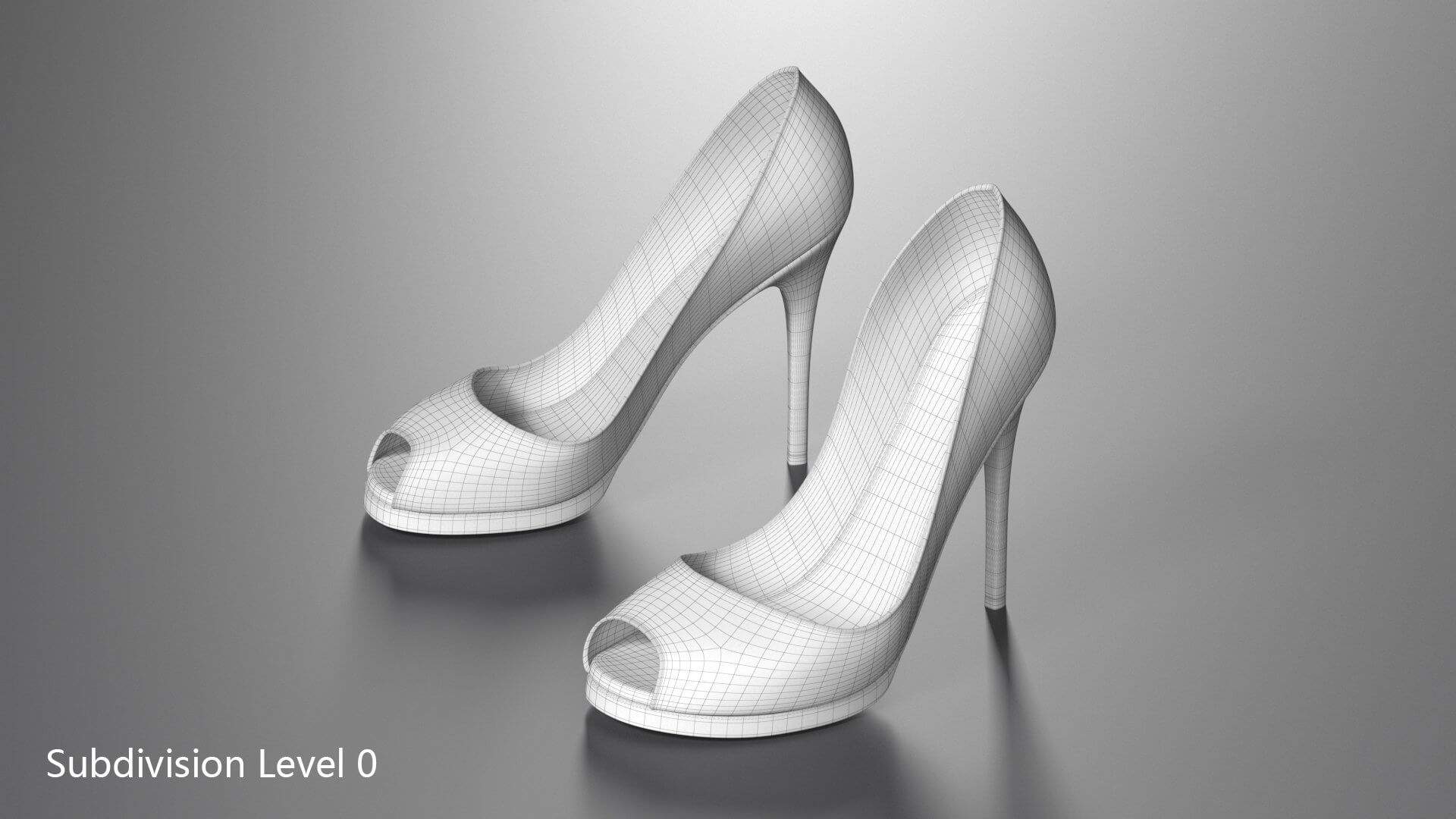 High Heel Shoes - 3D Model by Sunshing