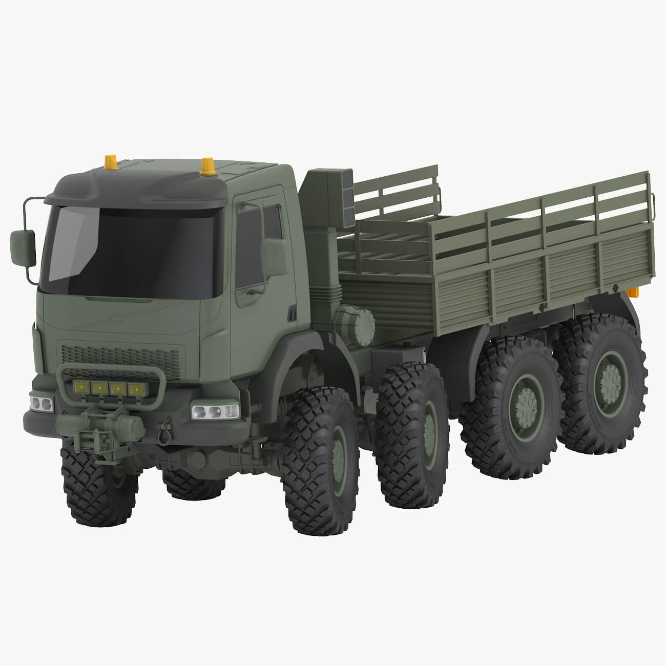 Military Truck 8X8 - 3D Model by Sunshing