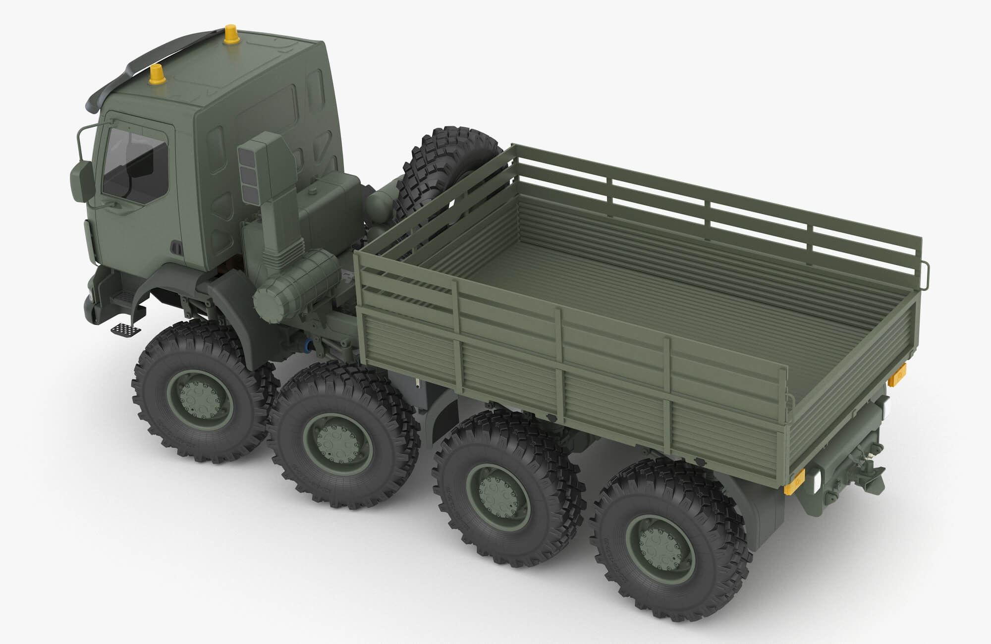 Military Truck 8X8 - 3D Model by Sunshing