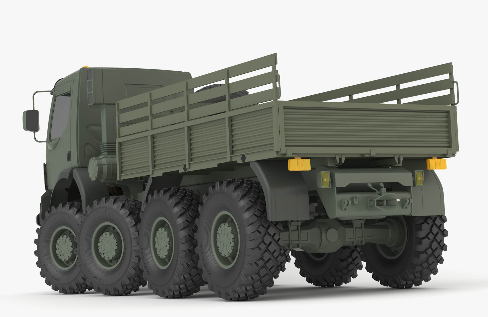 Military Truck 8X8 - 3D Model by Sunshing