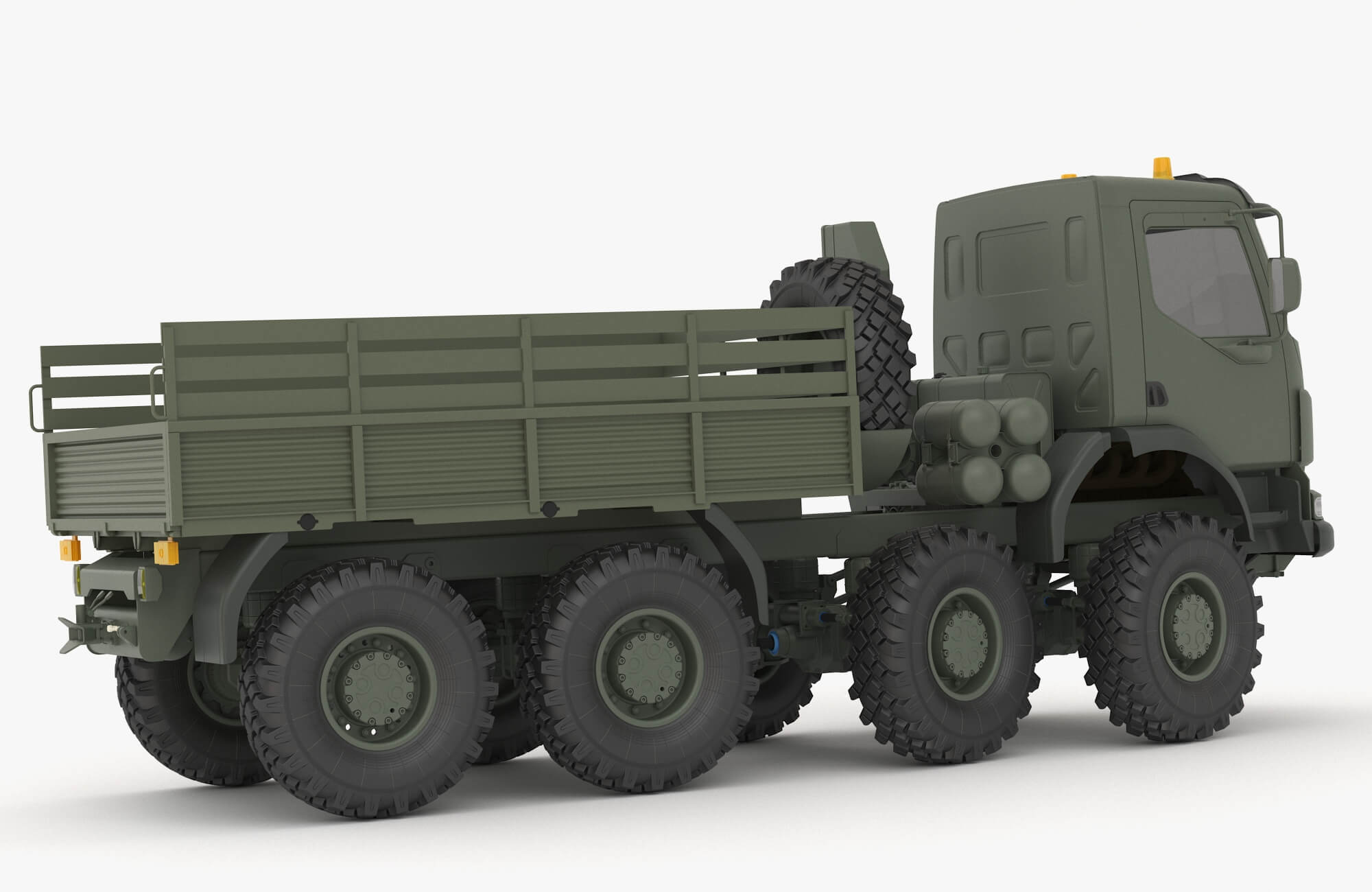 Military Truck 8X8 - 3D Model by Sunshing