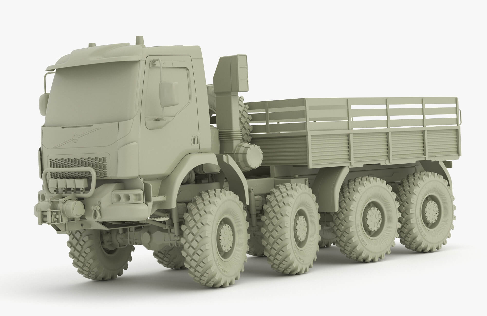 Military Truck 8X8 - 3D Model by Sunshing