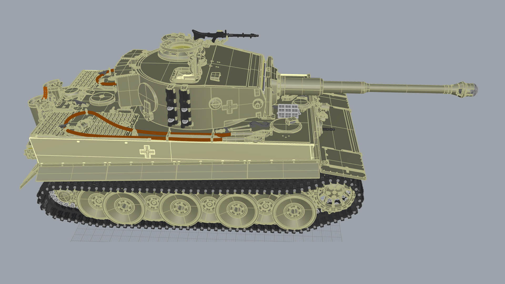 Panzer VI - Tiger Tank 3D Model by Sunshing