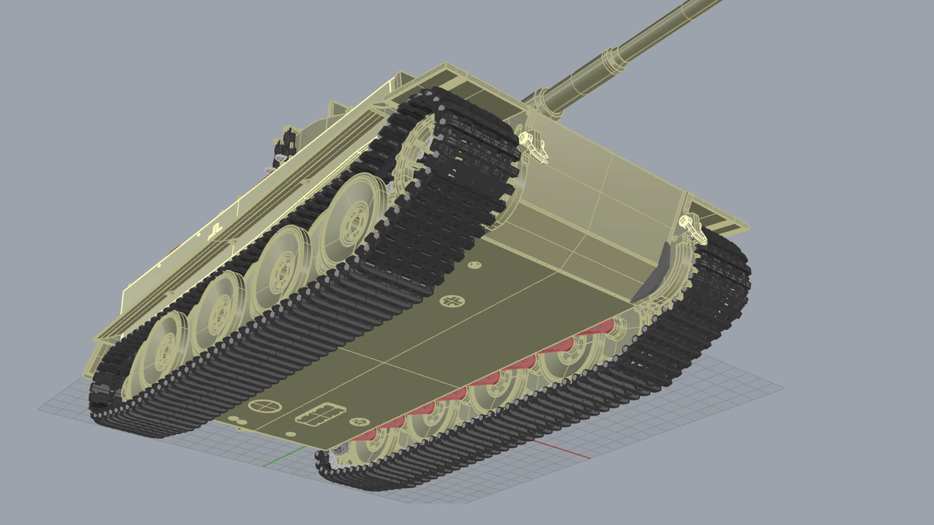 Panzer VI - Tiger Tank 3D Model by Sunshing