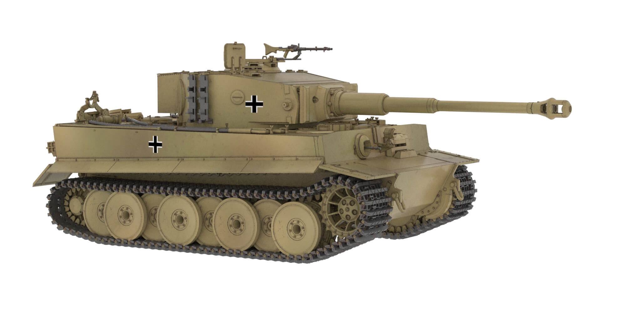 Panzer VI - Tiger Tank 3D Model by Sunshing