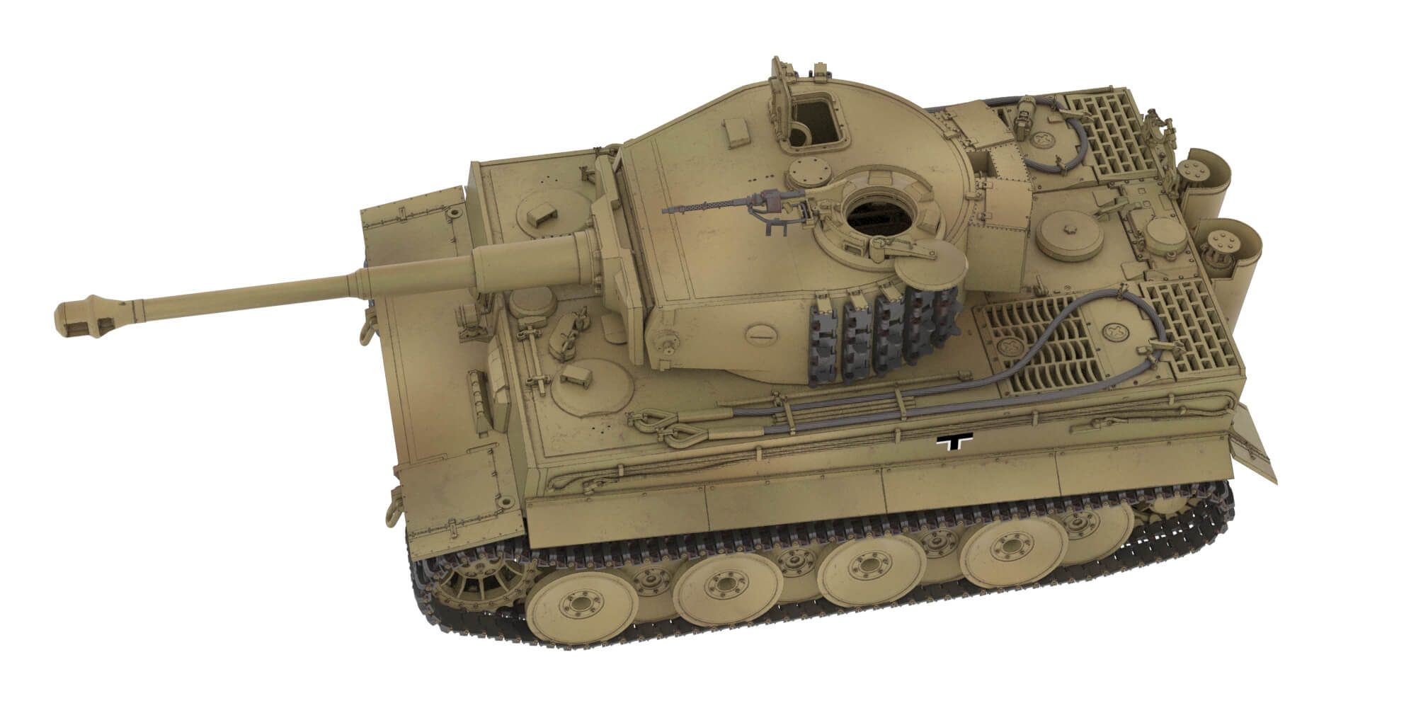 Panzer VI - Tiger Tank 3D Model by Sunshing
