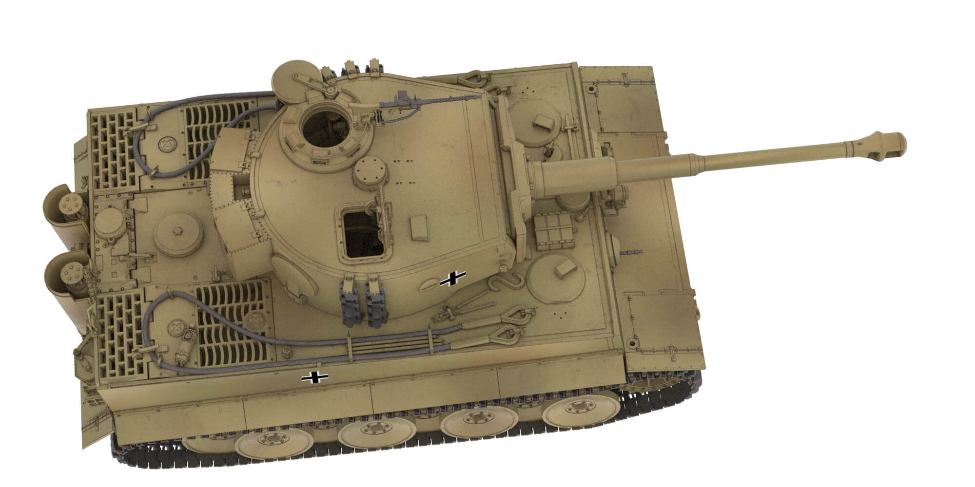 Panzer VI - Tiger Tank 3D Model by Sunshing