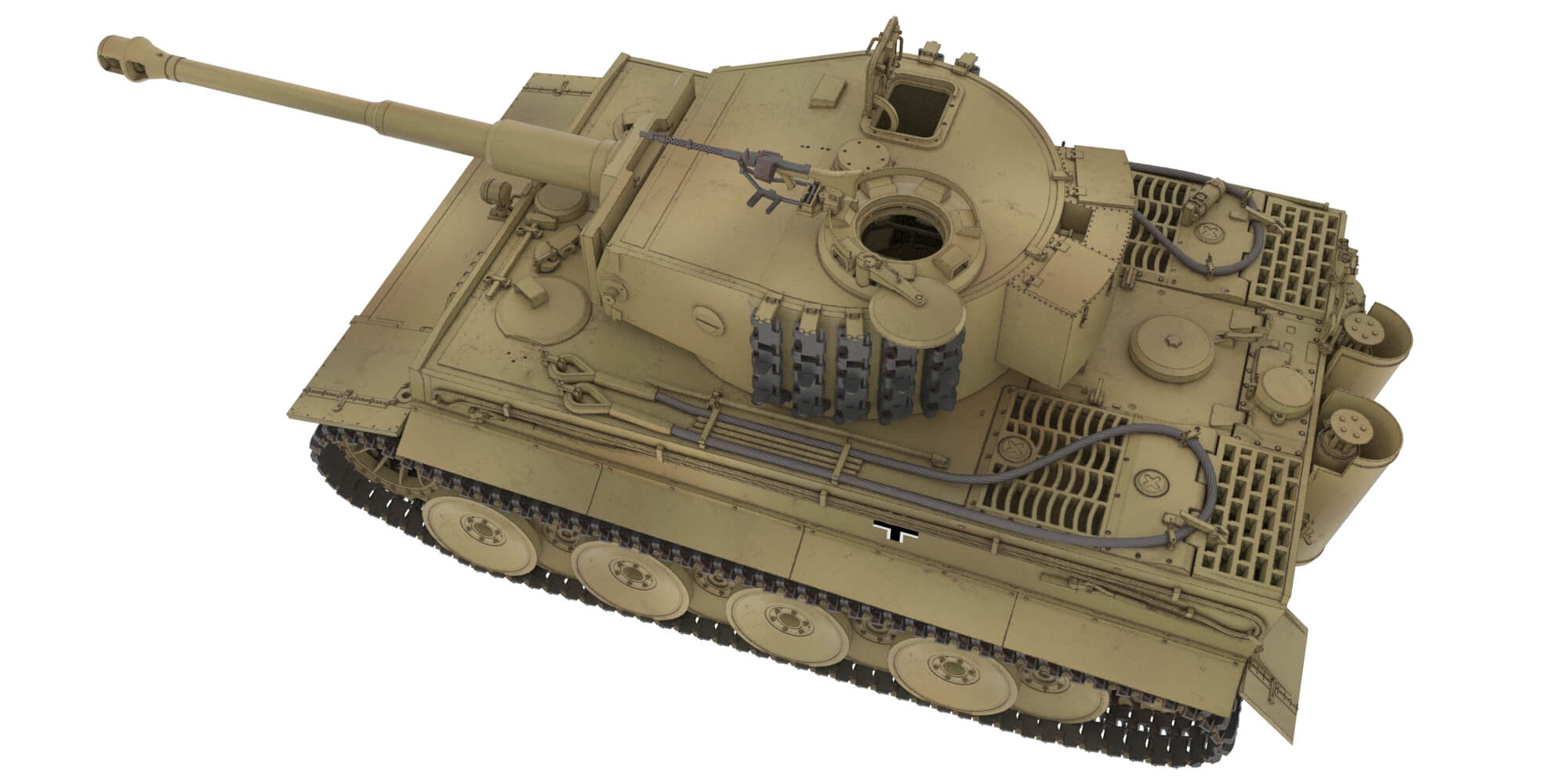 Panzer VI - Tiger Tank 3D Model by Sunshing