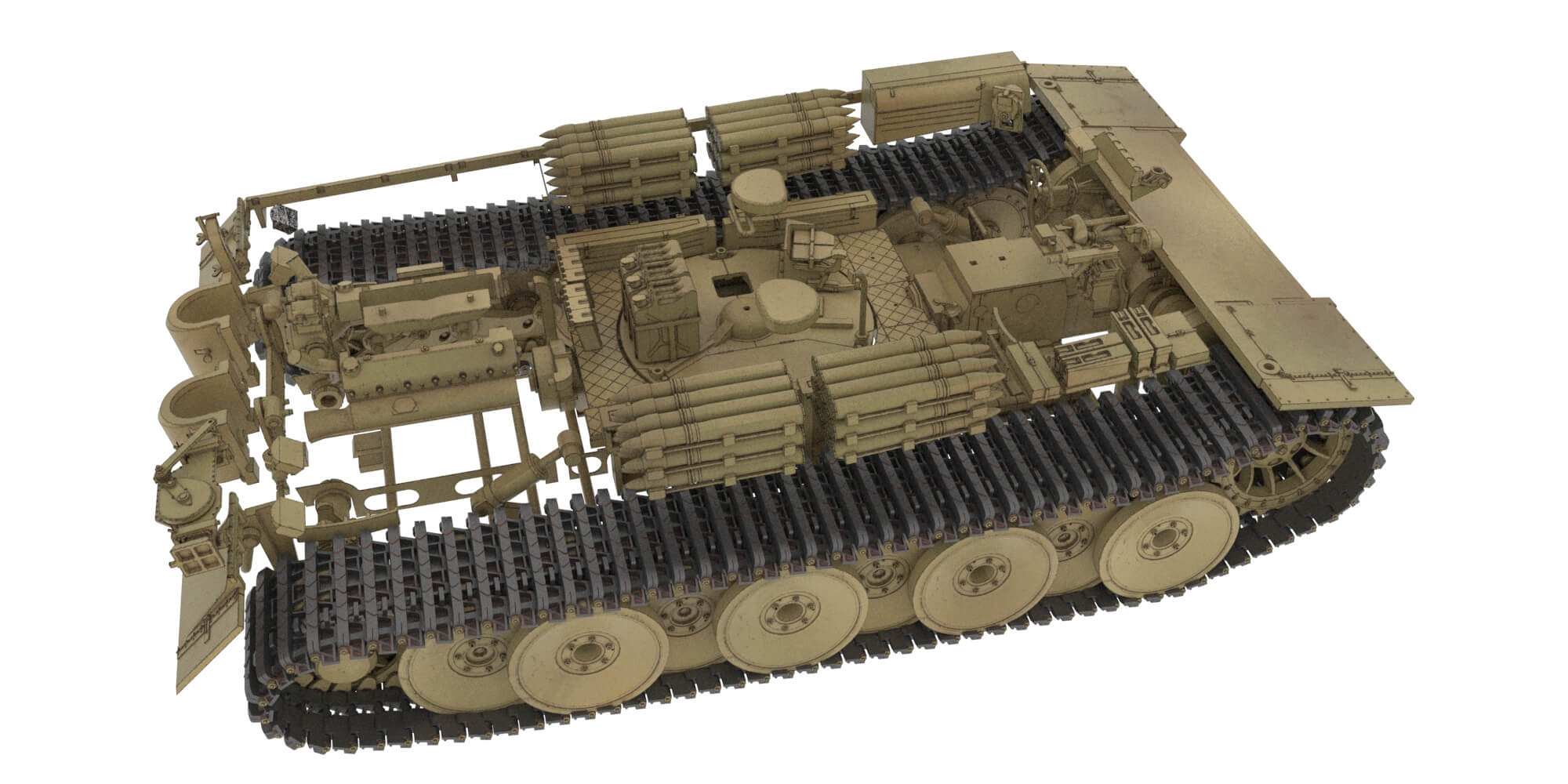 Panzer VI - Tiger Tank 3D Model by Sunshing