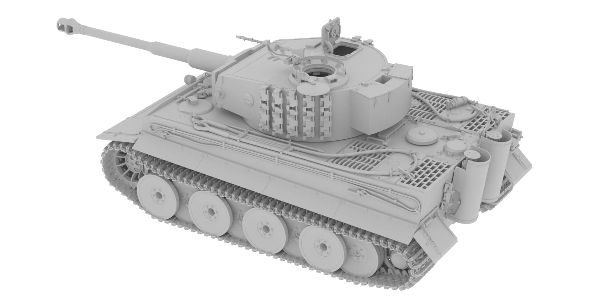 Panzer VI - Tiger Tank 3D Model by Sunshing