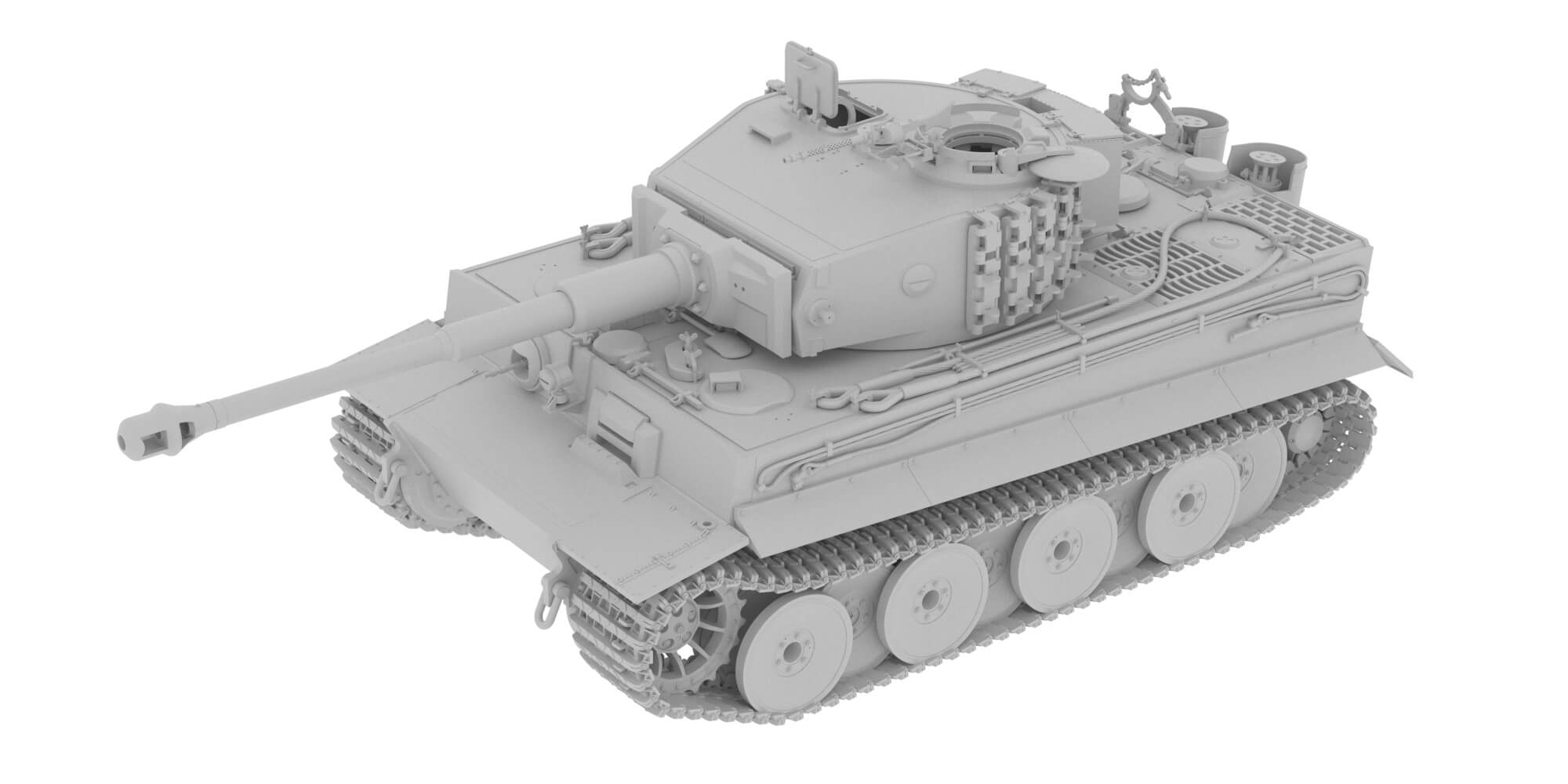 Panzer VI - Tiger Tank 3D Model by Sunshing