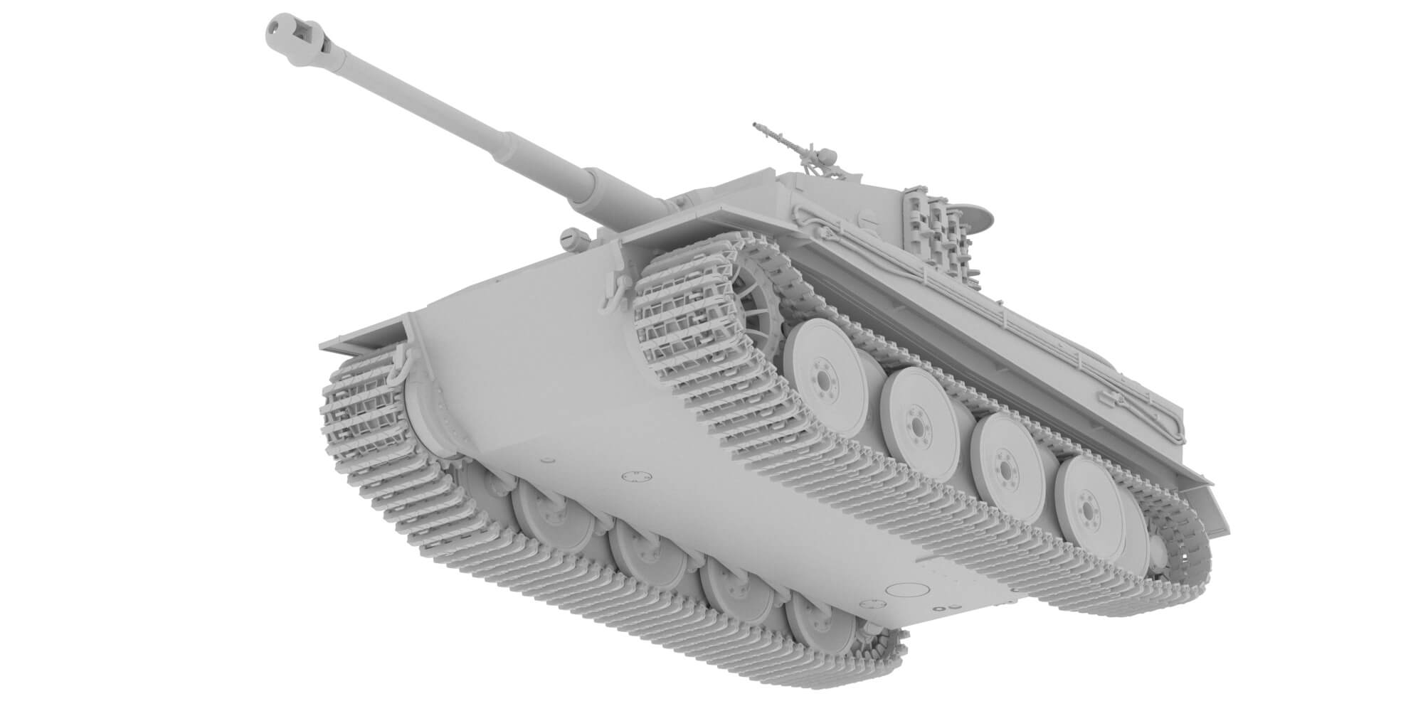 Panzer VI - Tiger Tank 3D Model by Sunshing