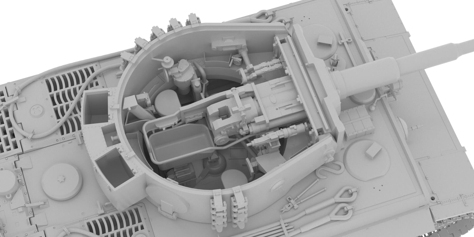 Panzer VI - Tiger Tank 3D Model by Sunshing