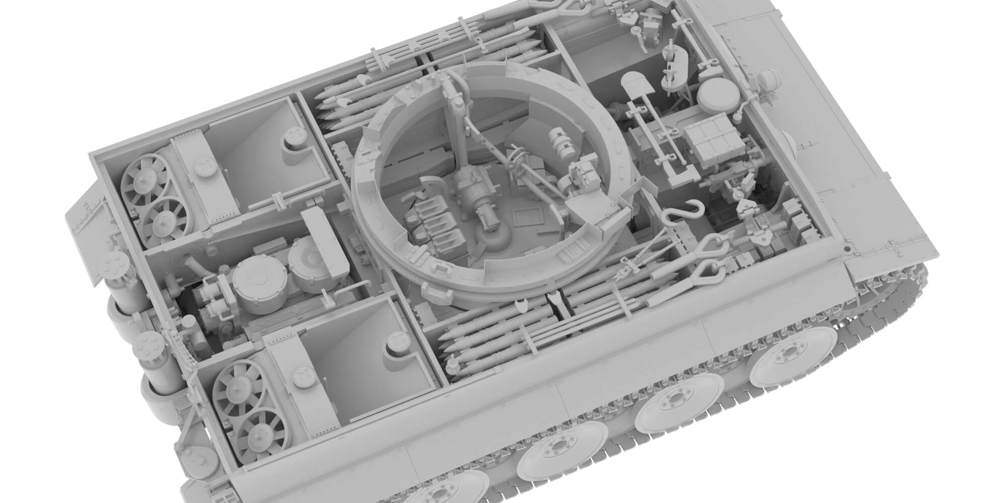 Panzer VI - Tiger Tank 3D Model by Sunshing