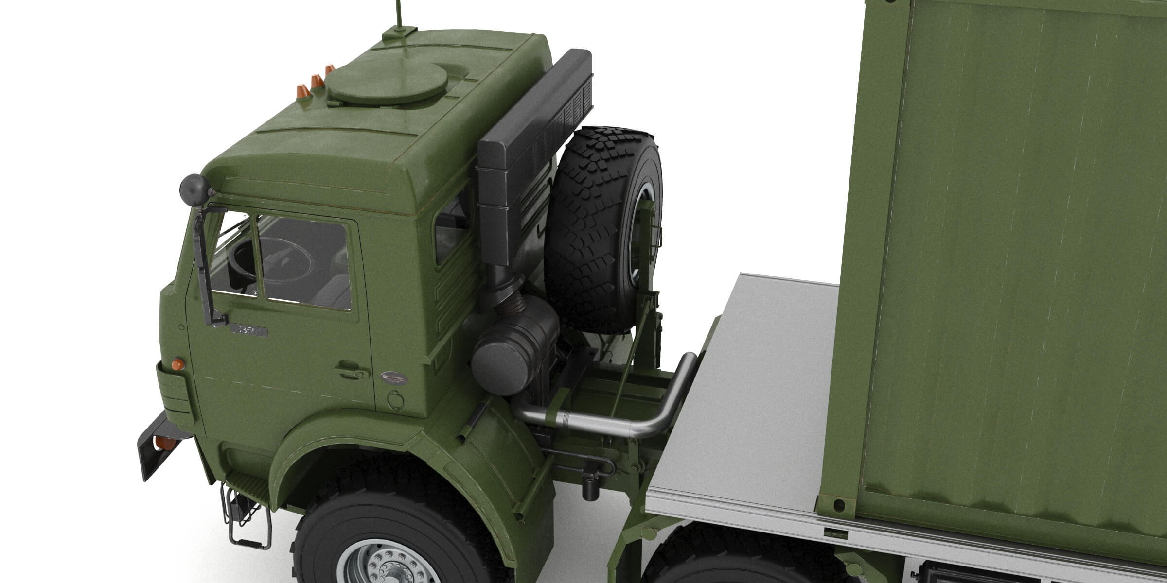 Russian Truck Kamaz 63501 - 3D Model by Sunshing