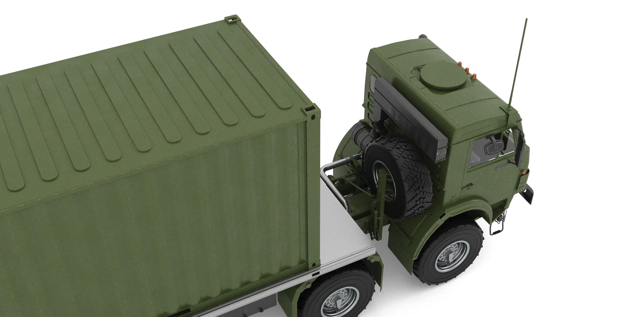 Russian Truck Kamaz 63501 - 3D Model by Sunshing