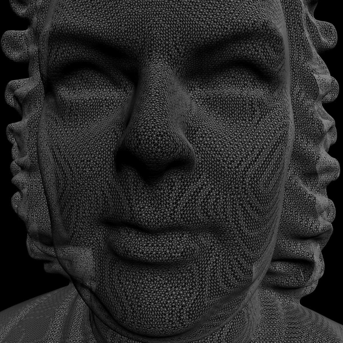 Bach Bust - 3D Model by supercigale