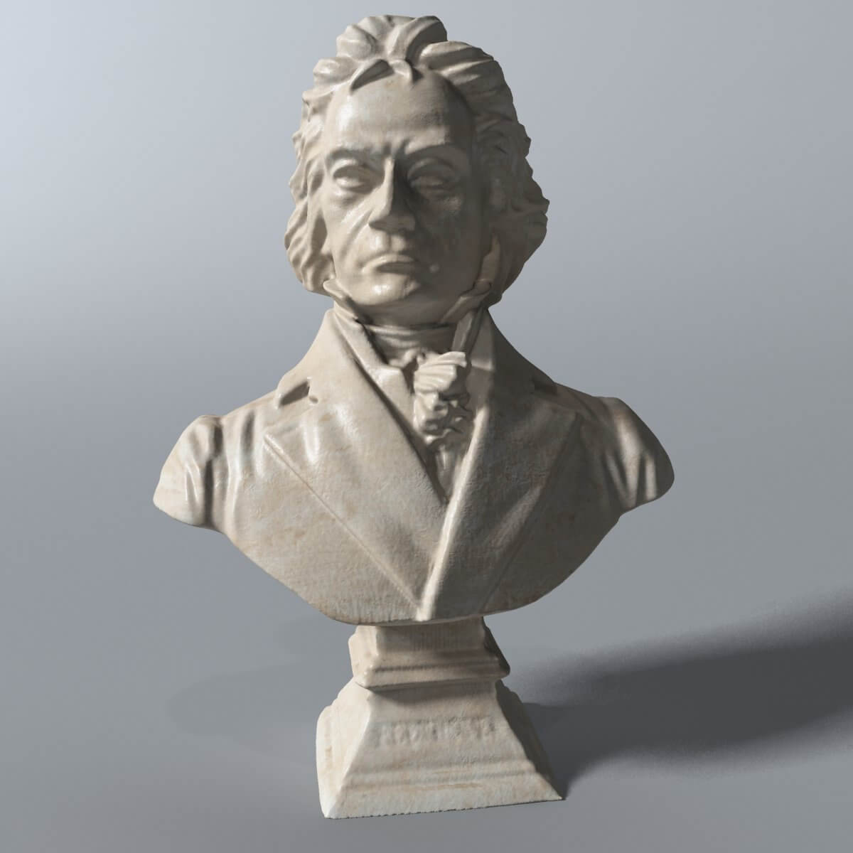 Beethoven Bust - 3D Model by supercigale