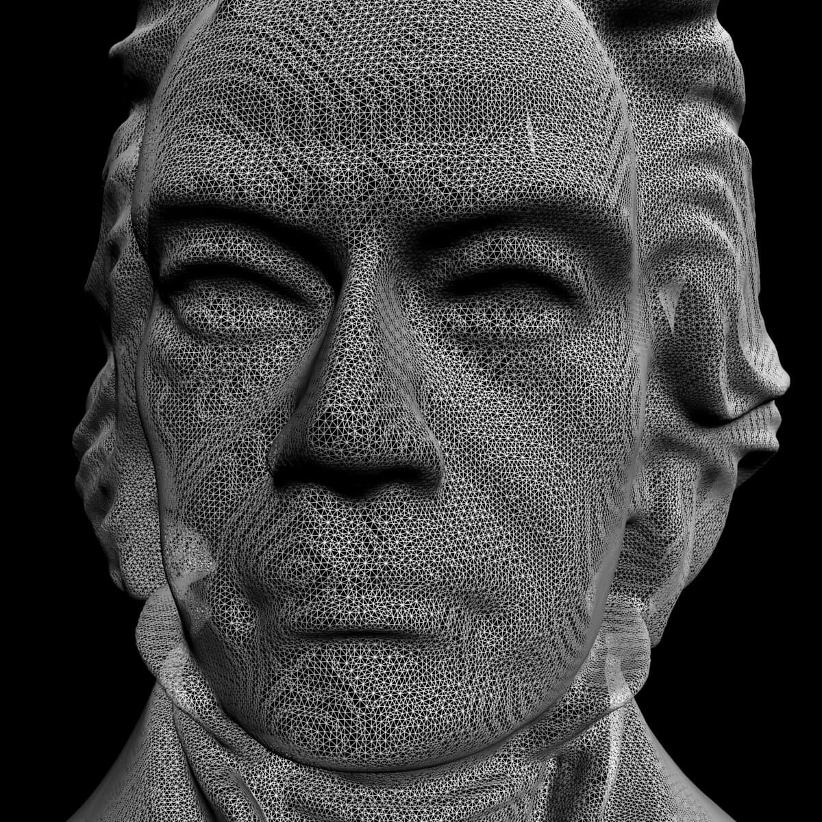 Beethoven Bust - 3D Model by supercigale