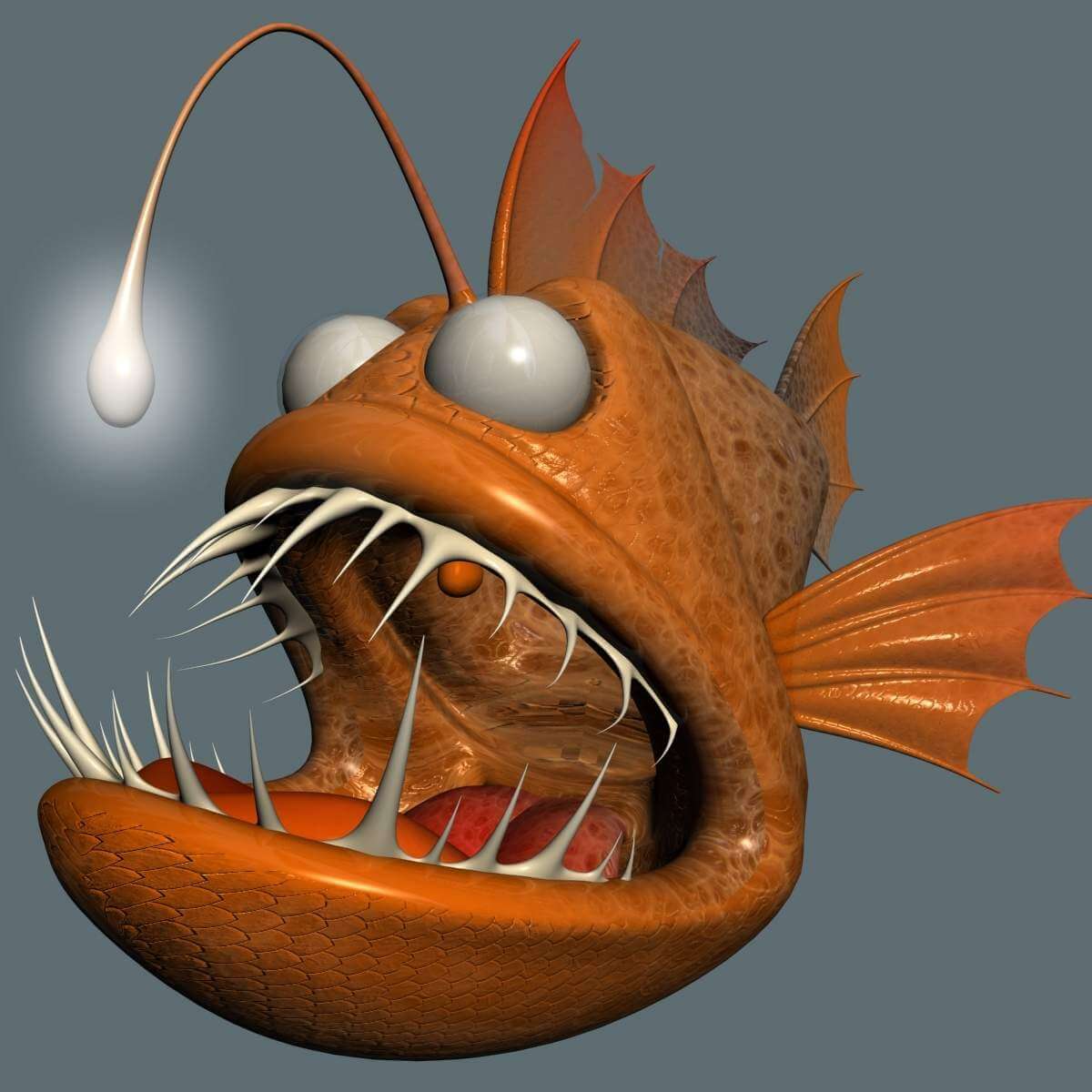 Cartoon Angler Fish