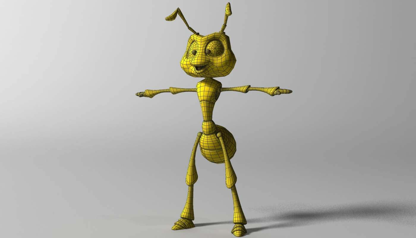 Cartoon Ant - 3D Model by supercigale
