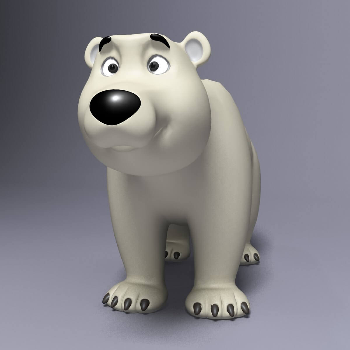 Cartoon Bear - 3D Model by supercigale