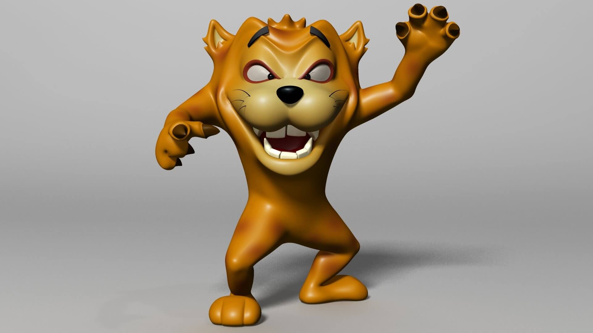 Cartoon Beast - 3D Model by supercigale