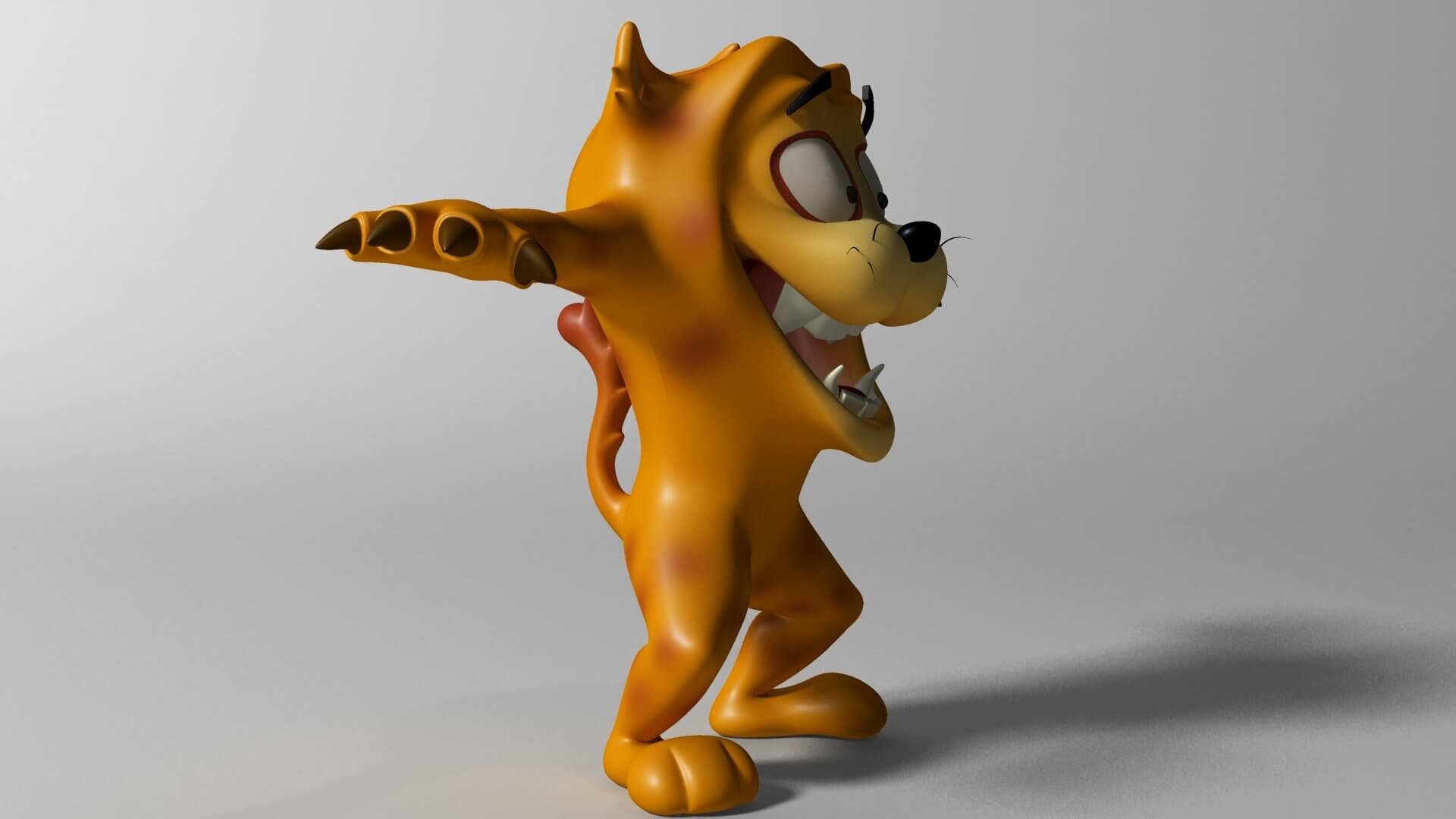 Cartoon Beast - 3D Model by supercigale