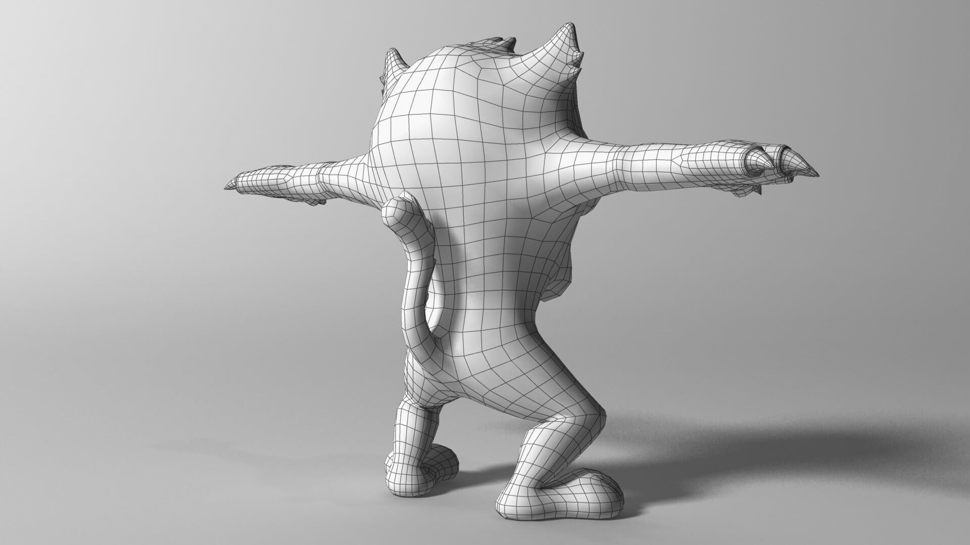 Cartoon Beast - 3D Model by supercigale