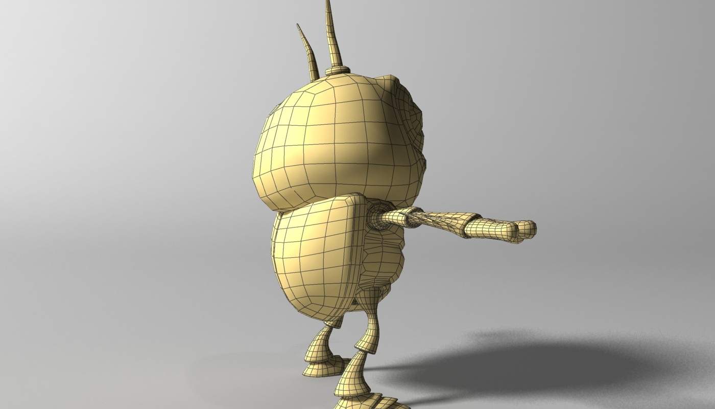 Cartoon Bug - 3D Model by supercigale
