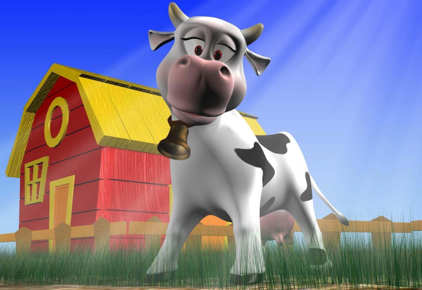 Cow Animation 3d
