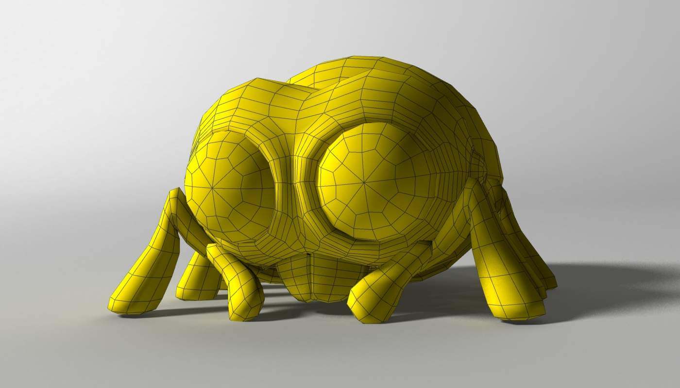 Cartoon Spider - 3D Model by supercigale