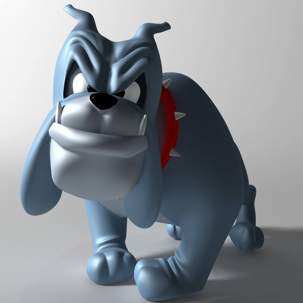 Cartton Bulldog - 3D Model by supercigale