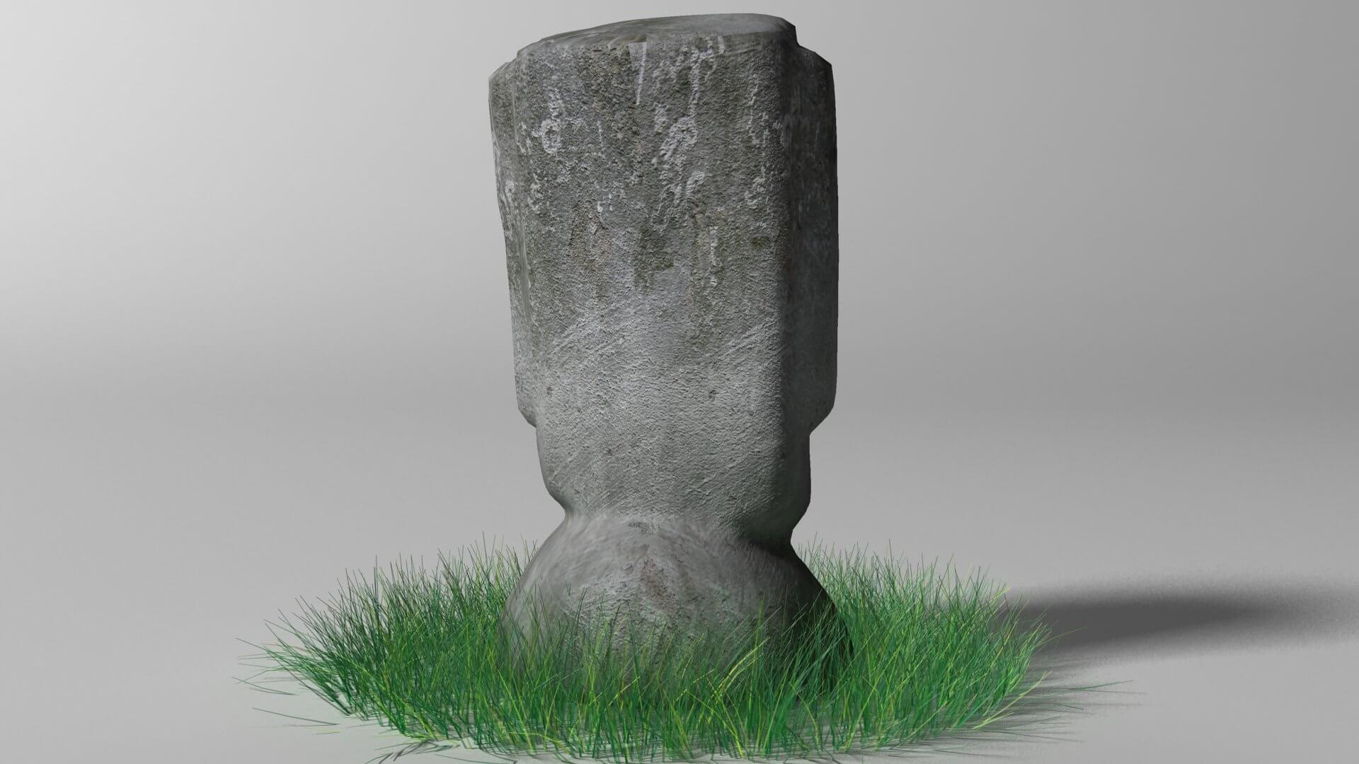 Moai Statue - 3D Model by supercigale