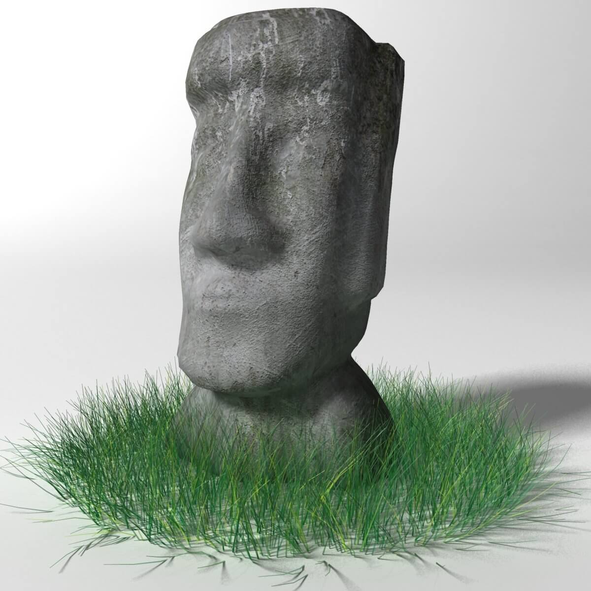 Moai Statue - 3D Model by supercigale