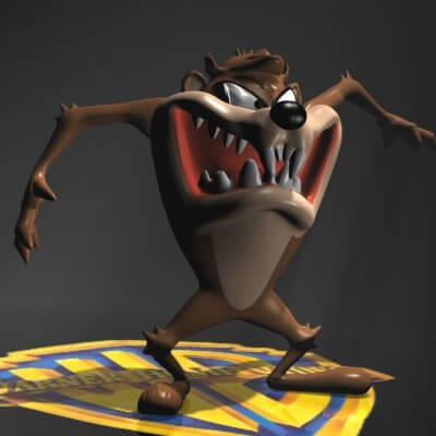 Taz - 3D Model by supercigale