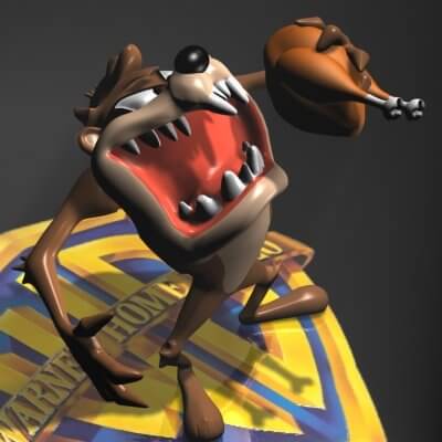 Taz - 3D Model by supercigale